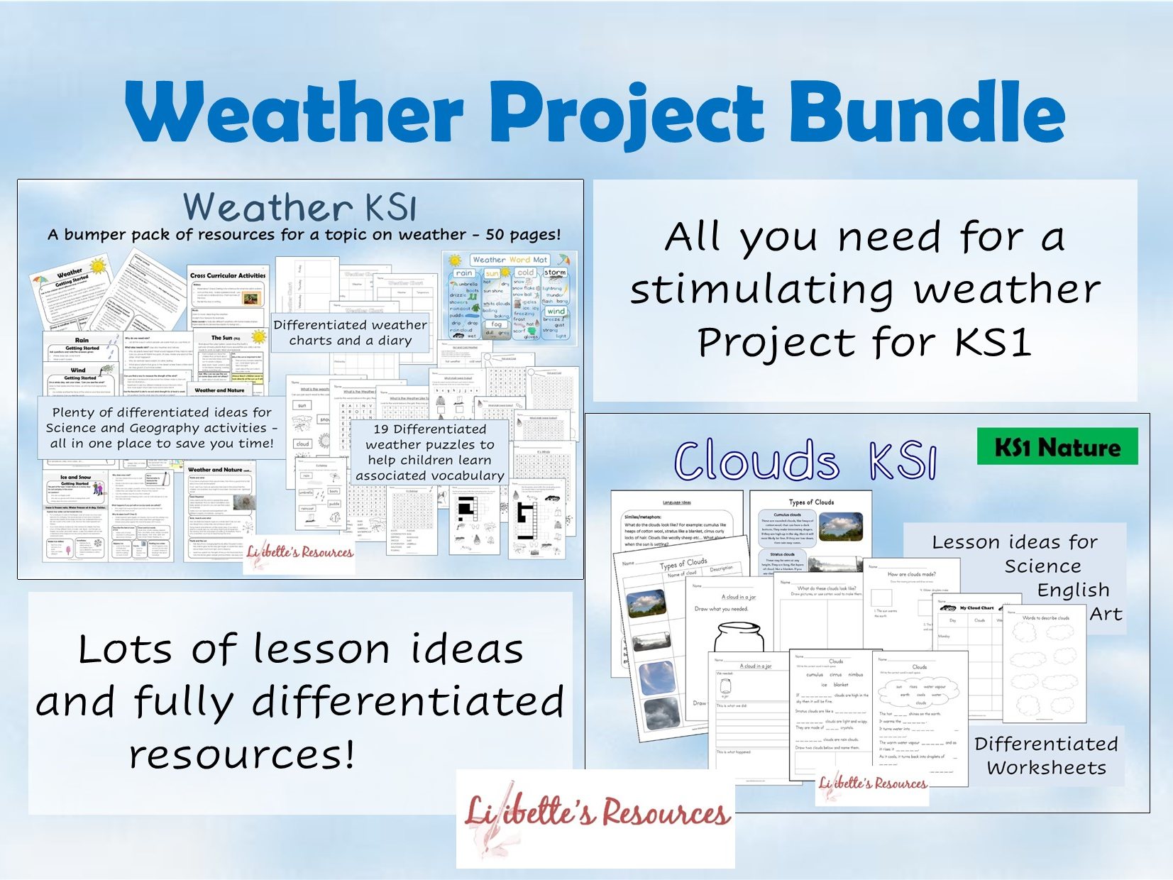 Weather Project Pack Bundle KS1 | Teaching Resources