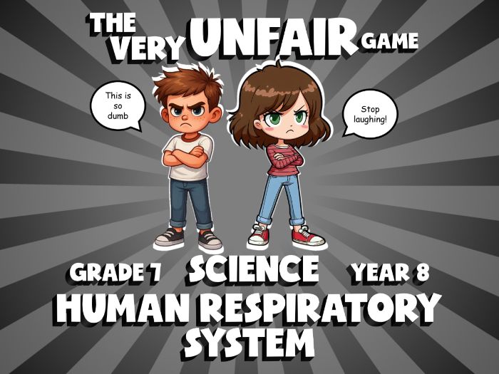 Human Respiratory System VERY UNFAIR GAME | No-Prep Year 8 Science ...