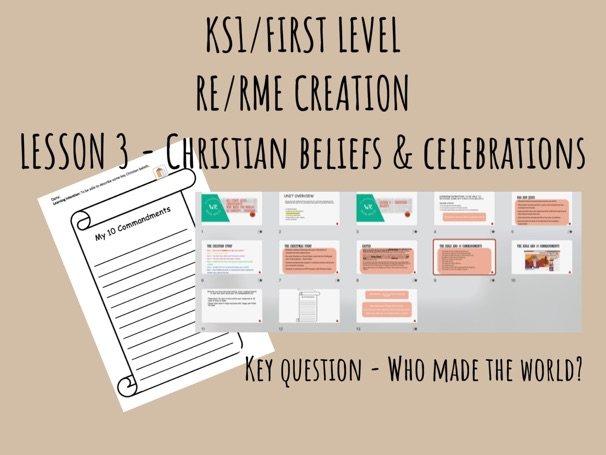 RE - Christian Beliefs Who made the world? (5 lessons) | Teaching Resources