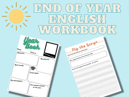End of Year English Worksheets | Teaching Resources