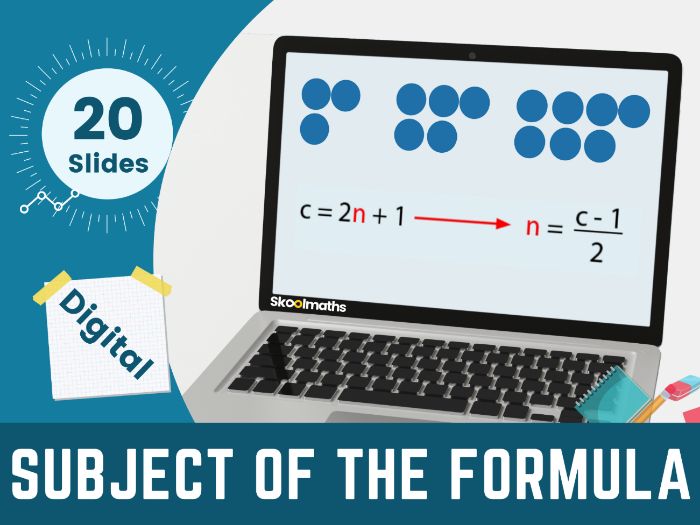 Changing The Subject Of A Formulae - GCSE Digital Maths Lesson ...