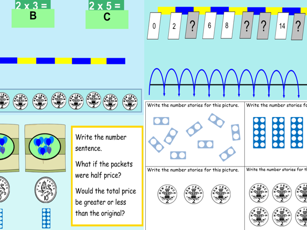Early years maths for early years teaching resources: Number stories ...