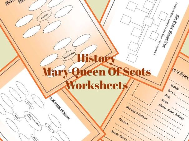 History Mary Queen of Scots Worksheets | Teaching Resources