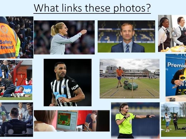 Jobs in sport - KS3 Geography of Sport | Teaching Resources