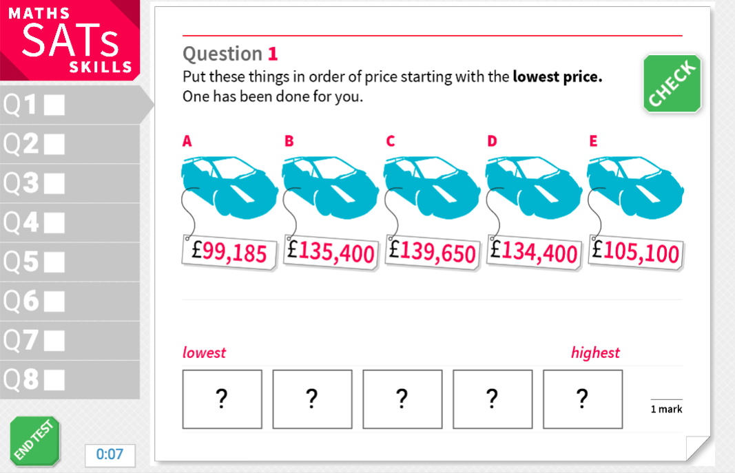 Compare And Order Numbers Up To 1 000 000 KS2 Maths Sats Reasoning 