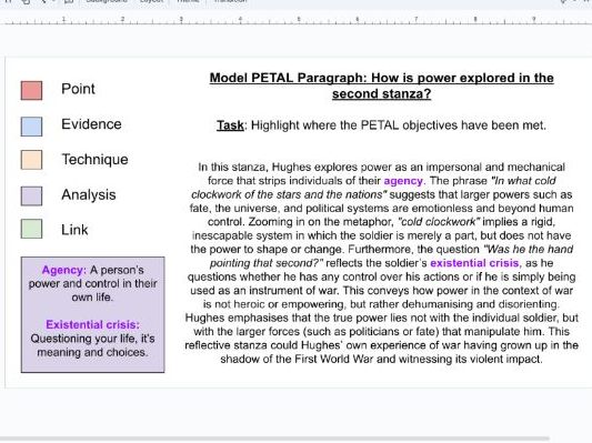 GCSE Poetry: Bayonet Charge: Ted Hughes | Teaching Resources