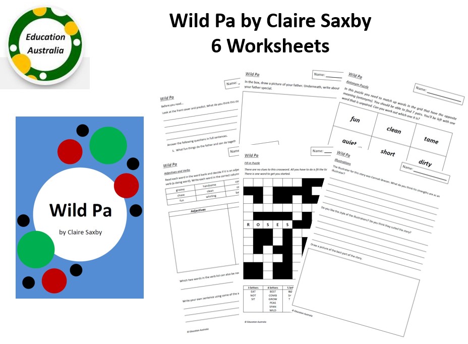 Wild Pa by Claire Saxby - 6 Worksheets - Reading Comprehension ...