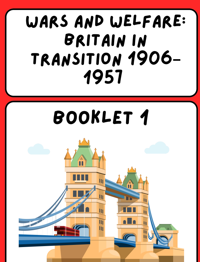 AQA History Wars and Welfare Booklet 1 | Teaching Resources