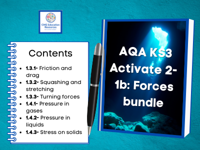 KS3 AQA Activate 2- 1b Forces bundle | Teaching Resources