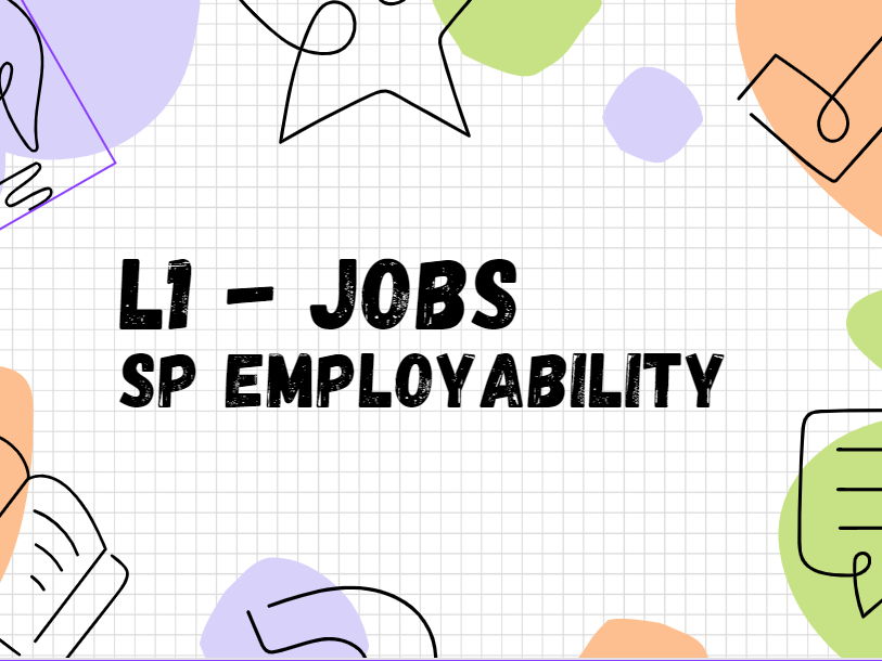 Spanish Employability jobs | Teaching Resources Spanish Employability jobs | Teaching Resources