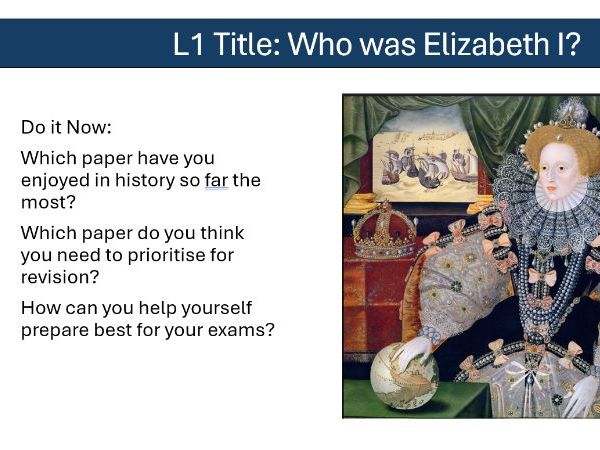GCSE AQA Elizabethan England, 1568-1603 1.1 - Elizabeth's Early Life ...