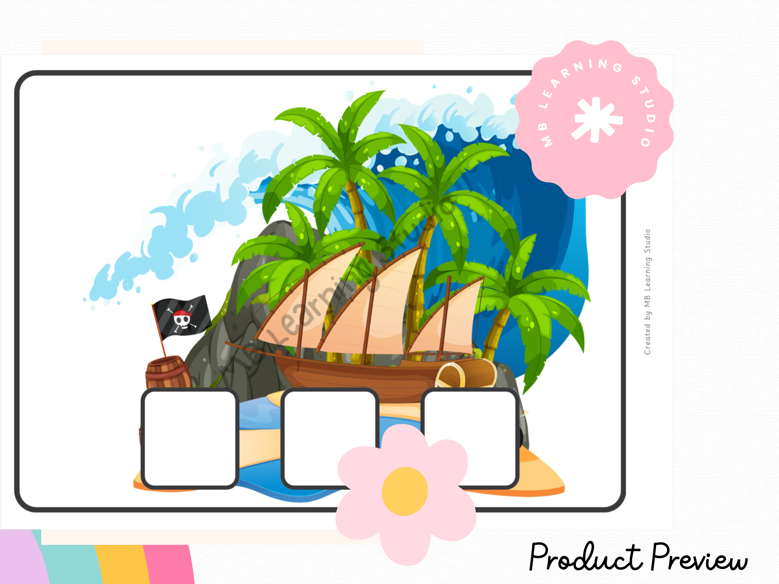 Pirates CVC Word Frames | Phonics Activity for EYFS, KS1, Pre-K ...