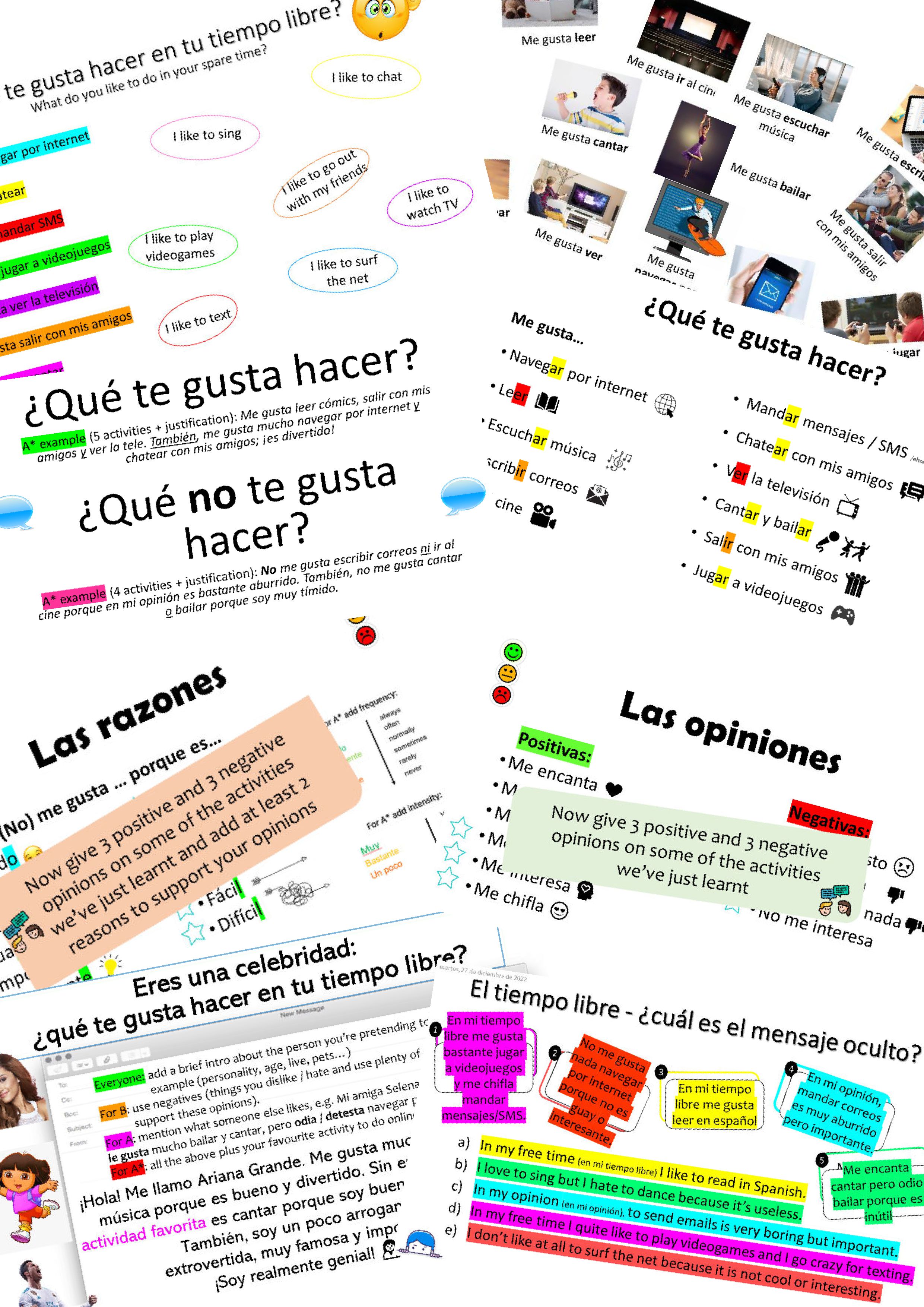 Viva 1 - Module 2.1 Que te gusta hacer? | Teaching Resources