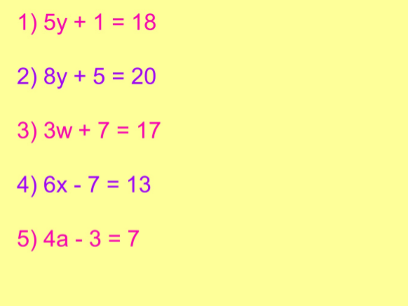 Solving equations - intervention | Teaching Resources