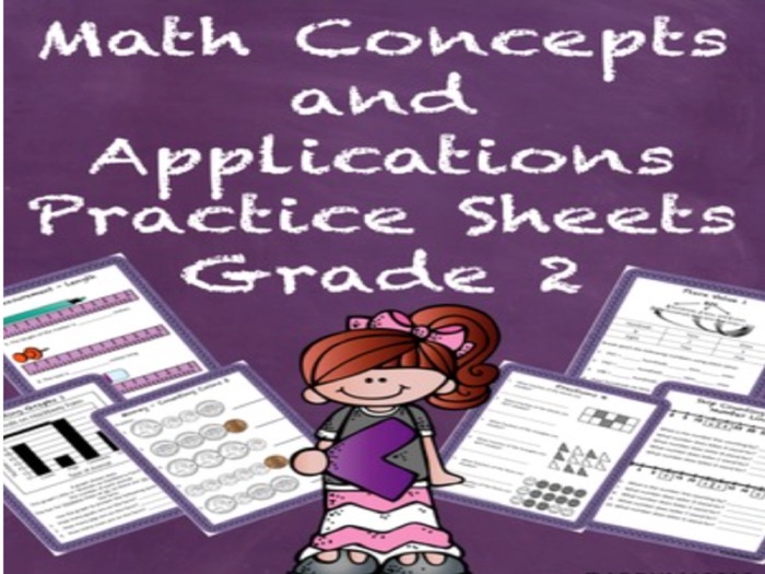 Special Education Math Concepts And Applications Grade 2 Practice 