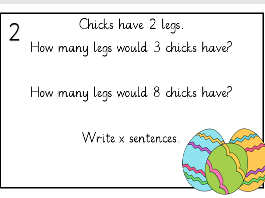 Year 2 Easter Active Maths Hunt | Teaching Resources