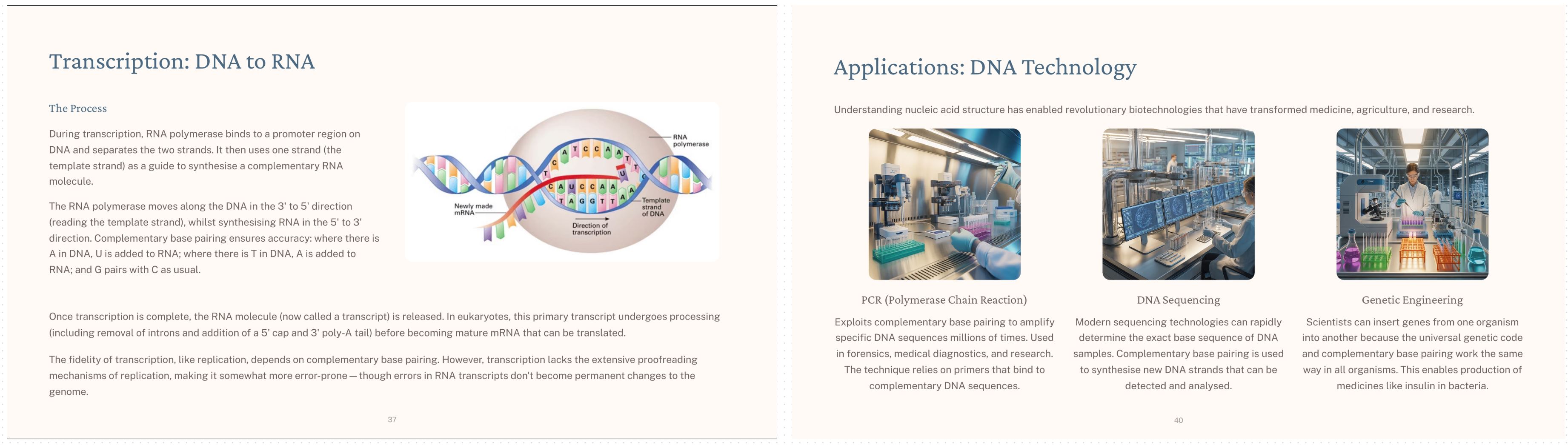 IB DP Biology A1.2 Nucleic Acids Teaching Notes & Slides 2026 ...