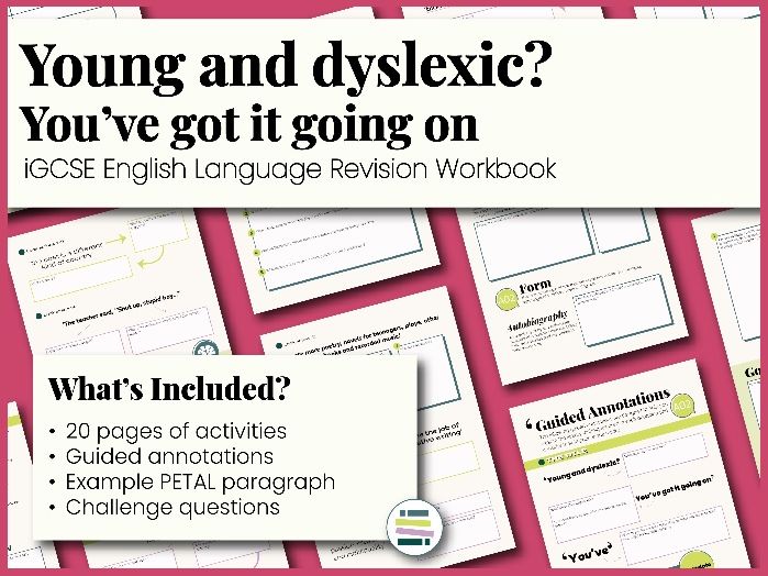 'Young and dyslexic? You've got it going on' - iGCSE English Language ...