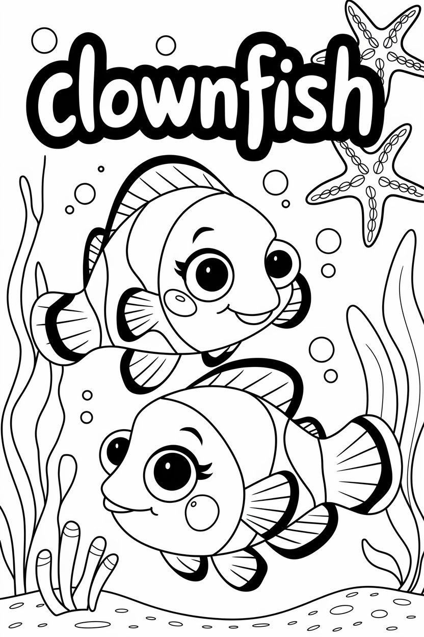 20+ Sea Creatures Coloring Pages A4 PDF Printable Colouring Coloring ...