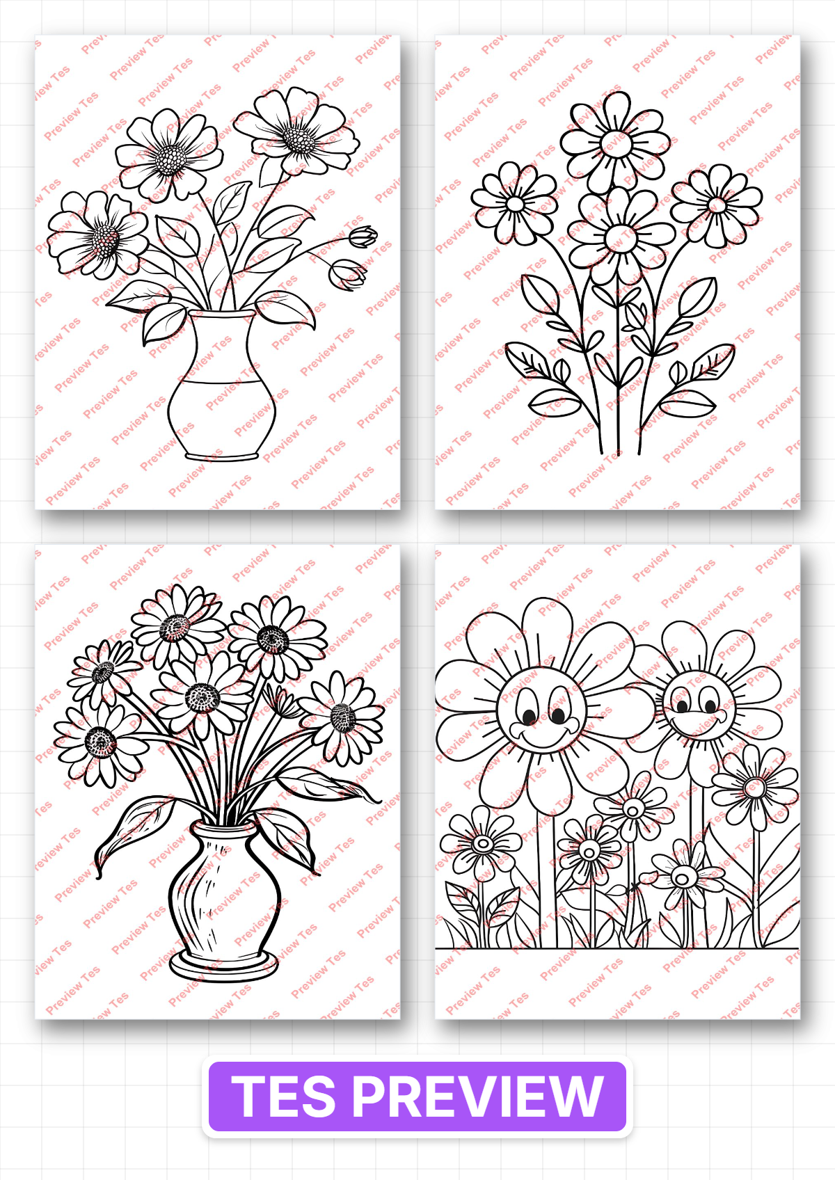 Spring Coloring Pages | Flower Colouring Sheets - Seasonal Nature Art ...