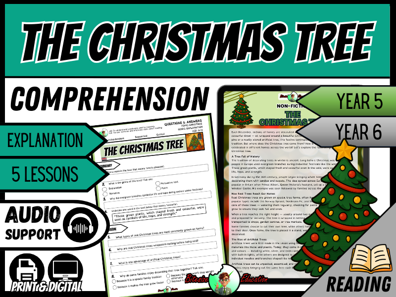 The Christmas Tree | Reading Comprehension | Year 5/6 | Teaching Resources