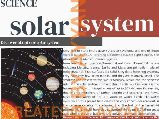 Explore Our Solar System | Teaching Resources