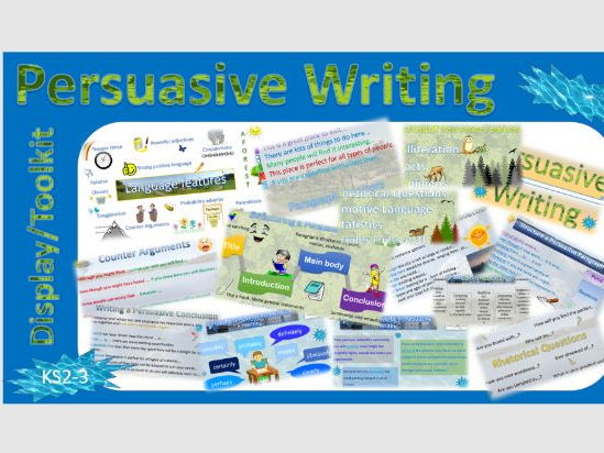 Persuasive Writing Display | Teaching Resources