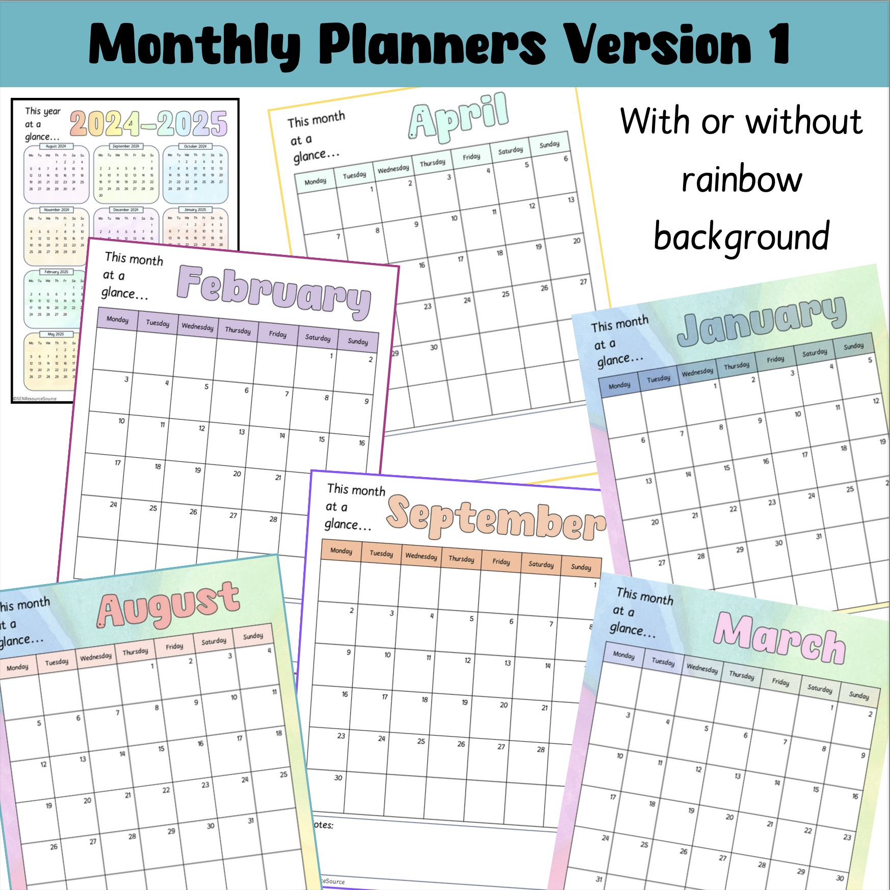 Teacher Planner 2024-2025 | Teaching Resources