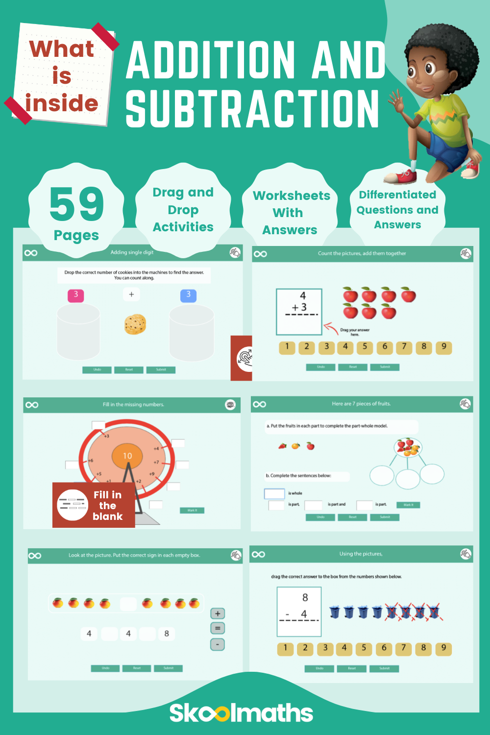 Addition and Subtraction Kindergarten Activities | Teaching Resources