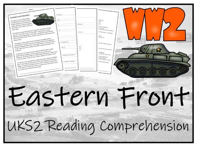 UKS2 Literacy - Bundle of 10 World War II Reading Comprehension ...