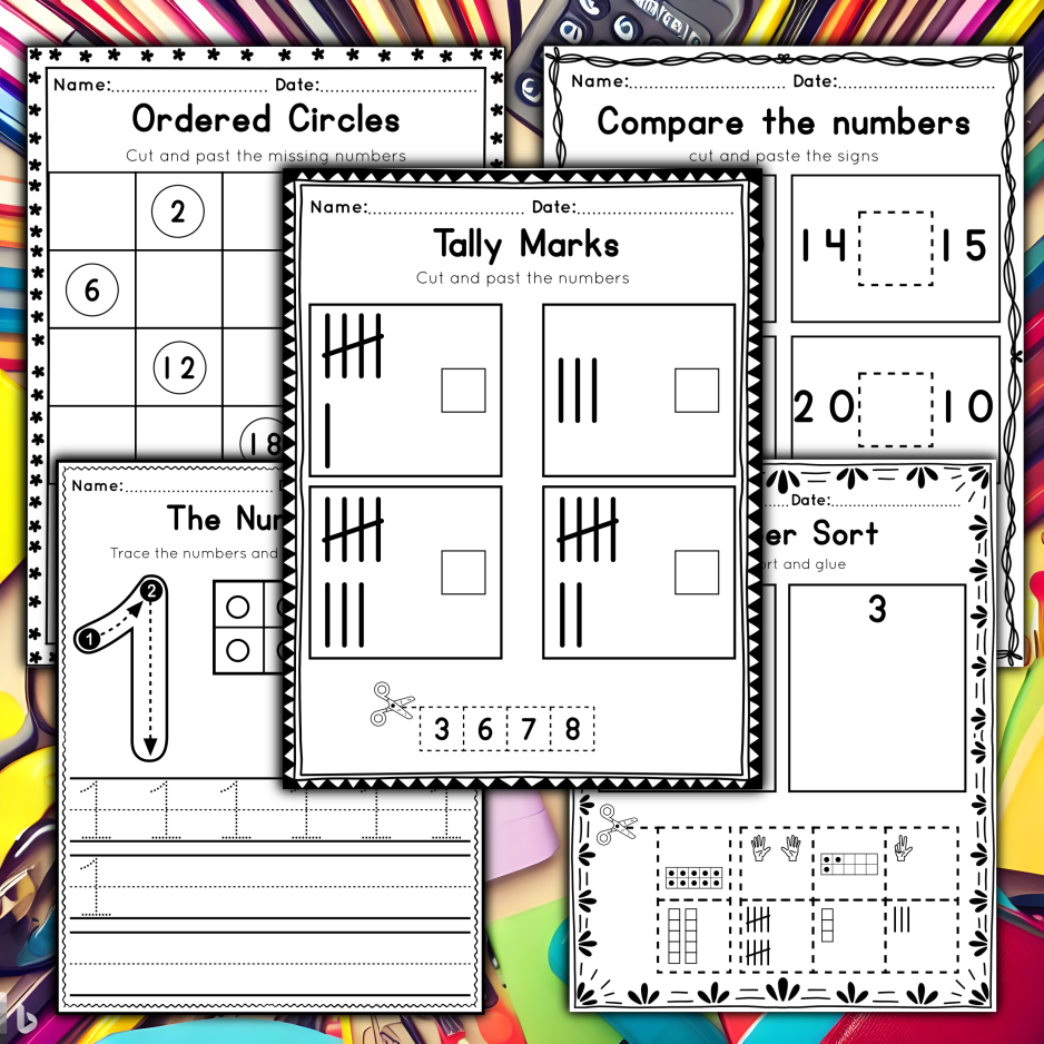 Teen Numbers 11-20 Worksheets | EYFS & KS1 Number Sense Activities ...
