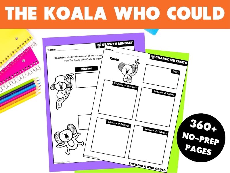 The Koala Who Could Book Activities - Reading Comprehension and ...