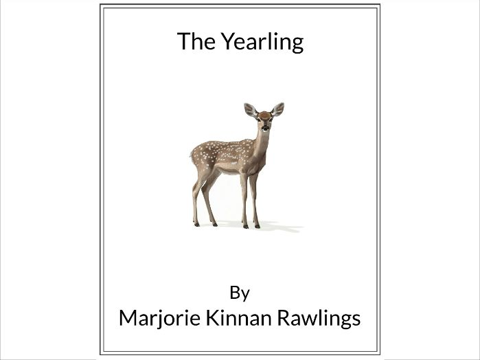 The Yearling by Marjorie Kinnan Rawlings - (Lesson Plan) | Teaching ...