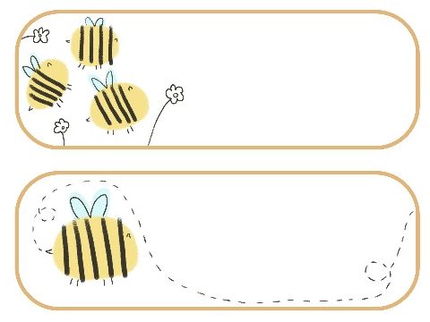 Bumble Bee tray labels | Teaching Resources