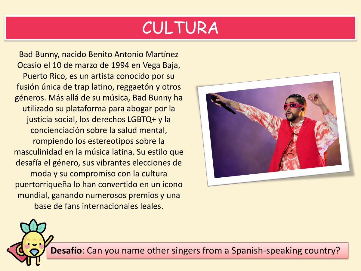 2024 AQA GCSE Spanish - Mi gente, mi mundo - 2 Mis famosos favoritos ...