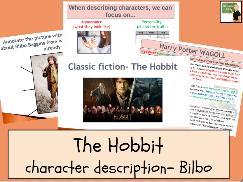 English- The Hobbit- Describing Characters by ResourcesForYou ...