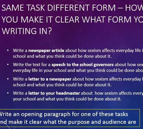 Transactional writing for Edecel iGCSE | Teaching Resources