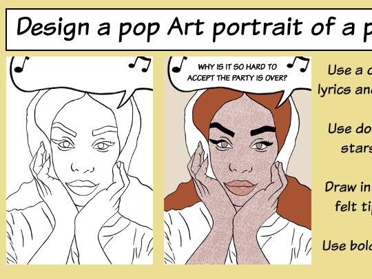 Pop Art Portrait Lesson | Teaching Resources