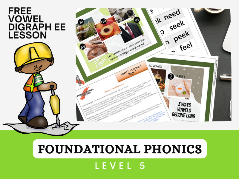 Free Phonics Lesson | Vowel Team ee | Teaching Resources