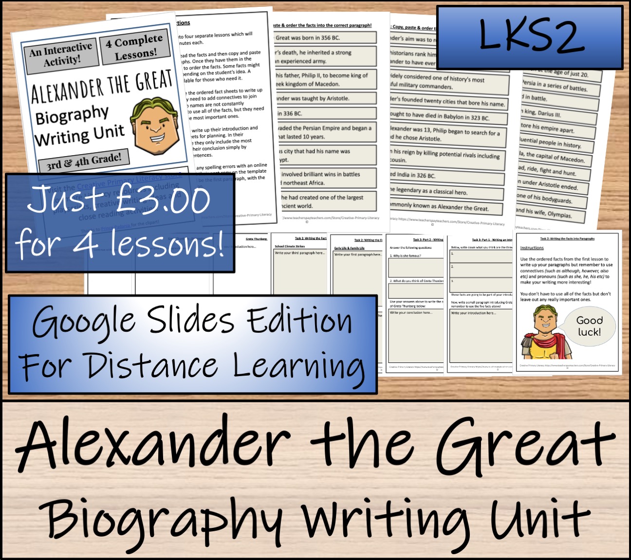 LKS2 Alexander the Great Biography Writing Unit | Digital & Print ...