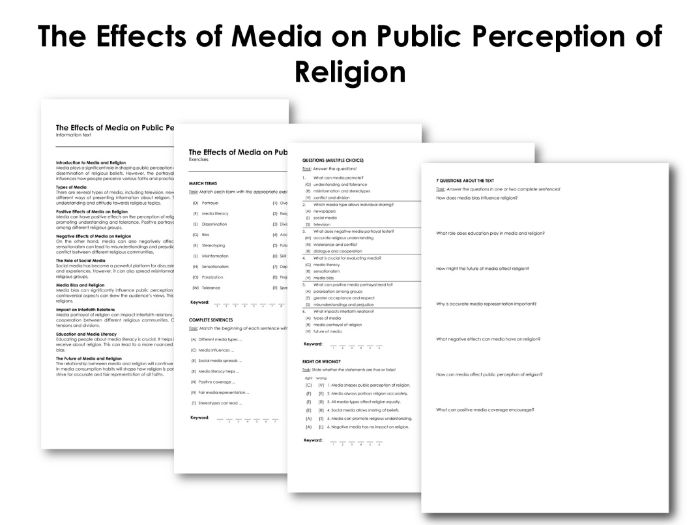 The Effects of Media on Public Perception of Religion | Teaching Resources