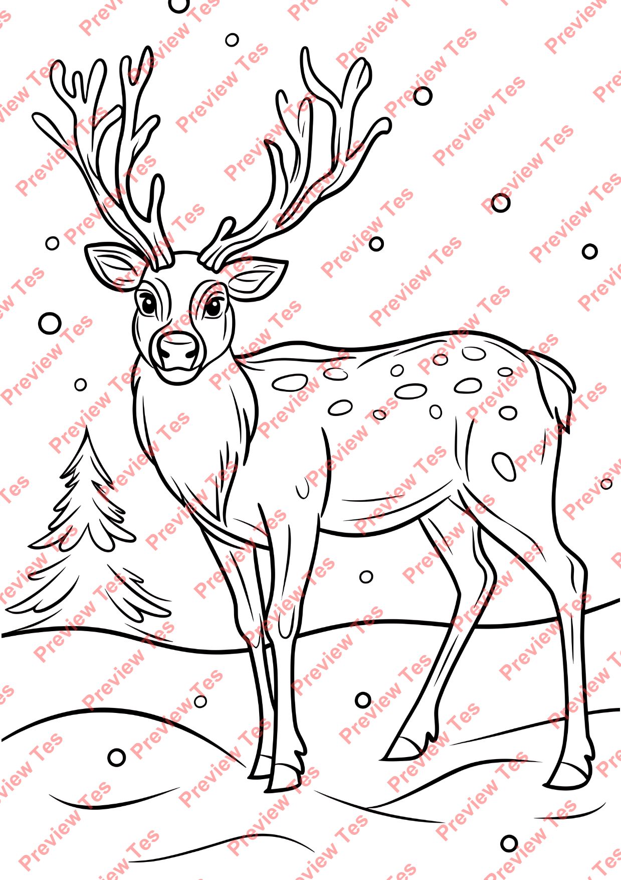 Reindeer Colouring Pages | Arctic Animals Activities - Printable ...