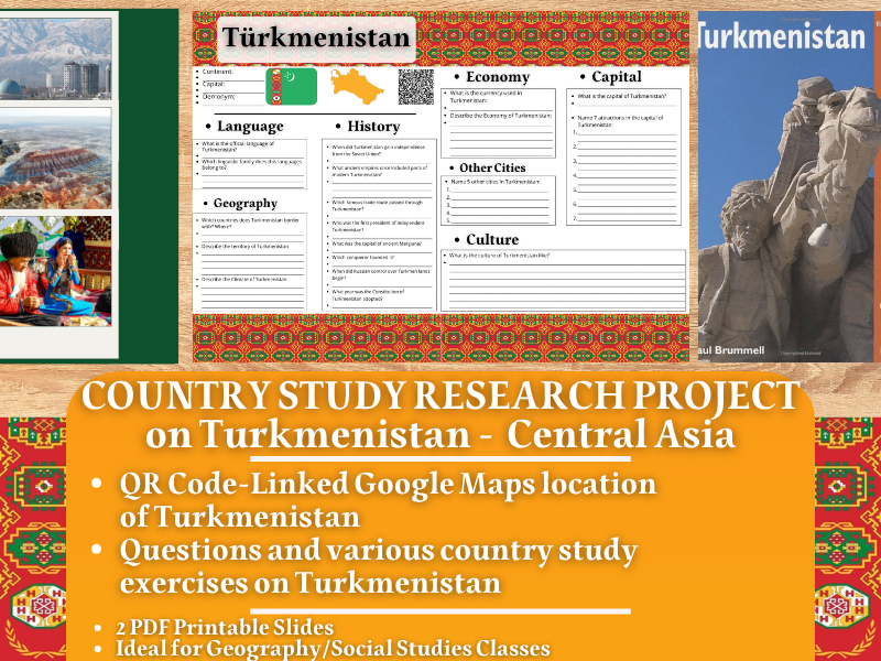 Country Study Research Project - Turkmenistan - Social Studies ...