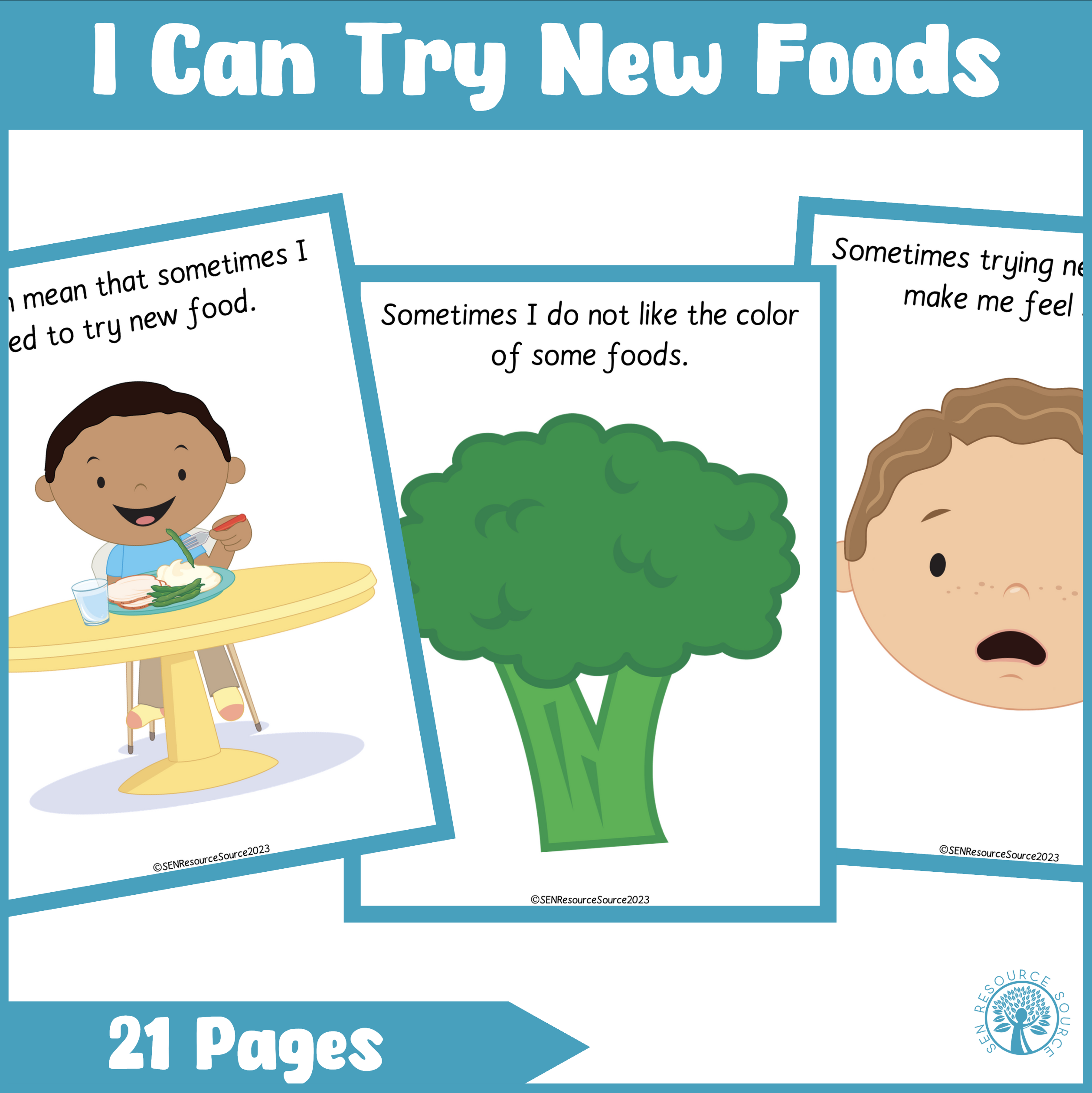 I Can Try New Foods Social Story | Teaching Resources