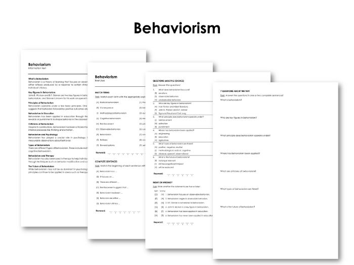 Behaviorism | Teaching Resources