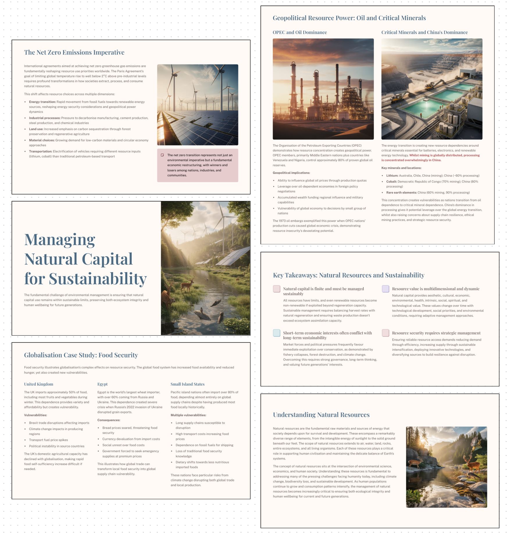 IB DP ESS 7.1 Natural Resource Use - Teaching Notes & PowerPoint 2026 ...