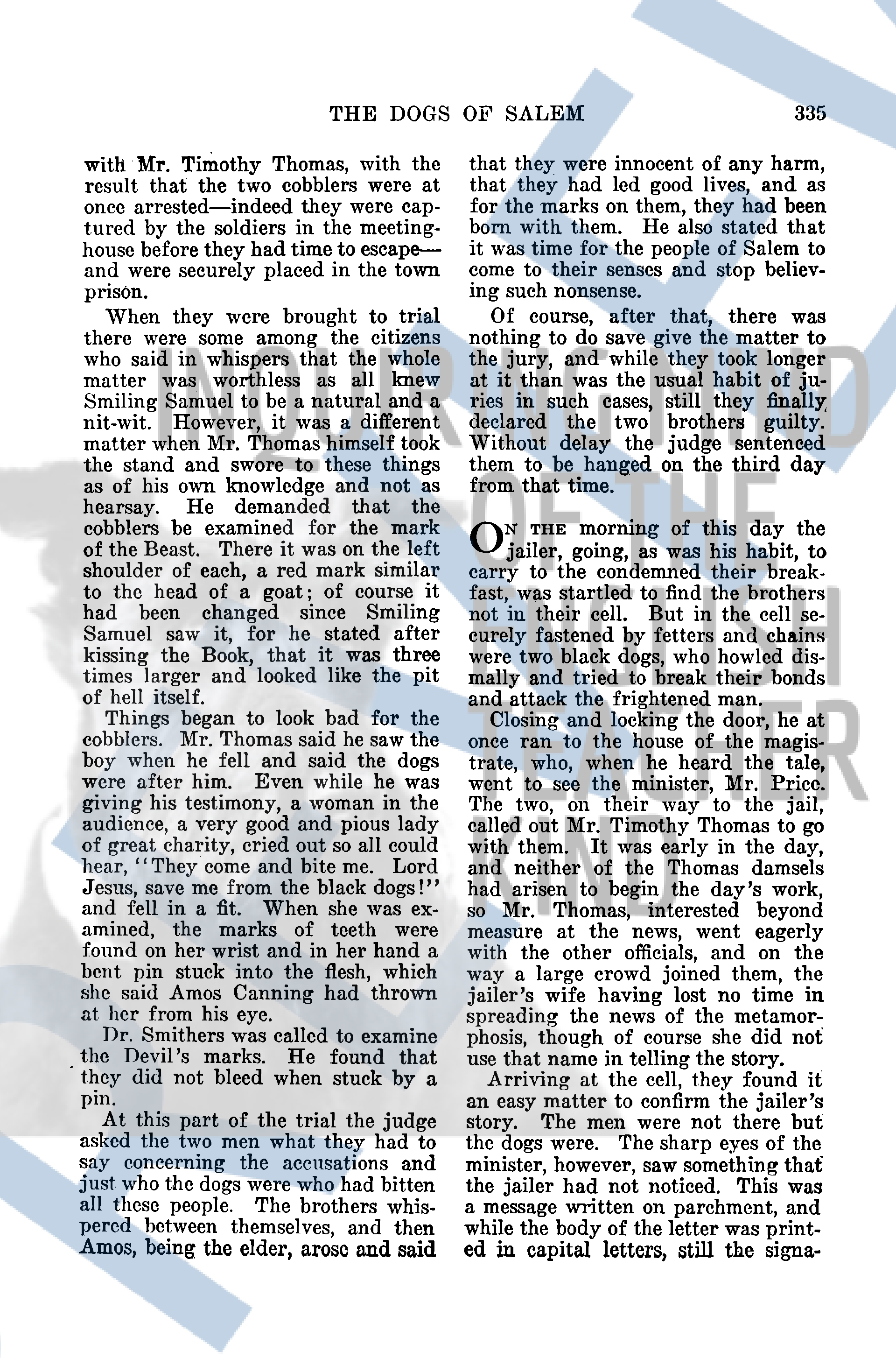 "The Dogs of Salem" Gothic Literary Analysis Worksheet | Witch Trials ...