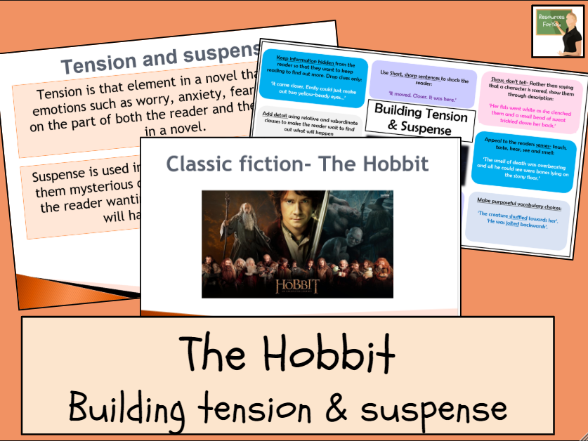 English- The Hobbit- Building tension and suspense in writing by ...