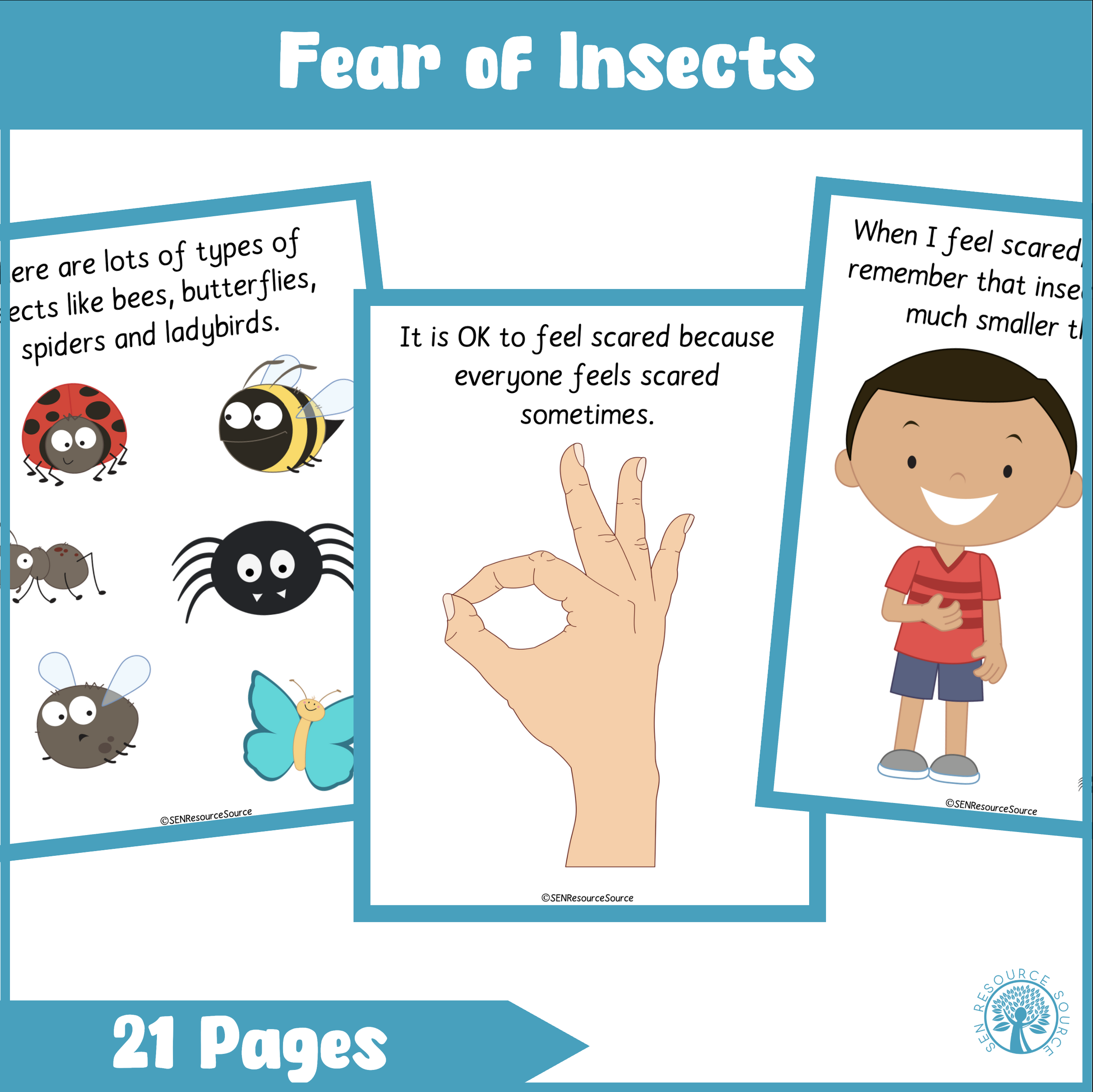 Overcoming Fear of Insects Social Story | Teaching Resources
