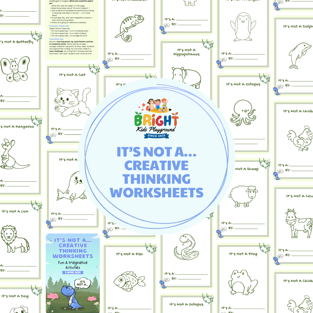 It’s Not A… Creative Thinking Worksheets | 21 Divergent & Imagination ...